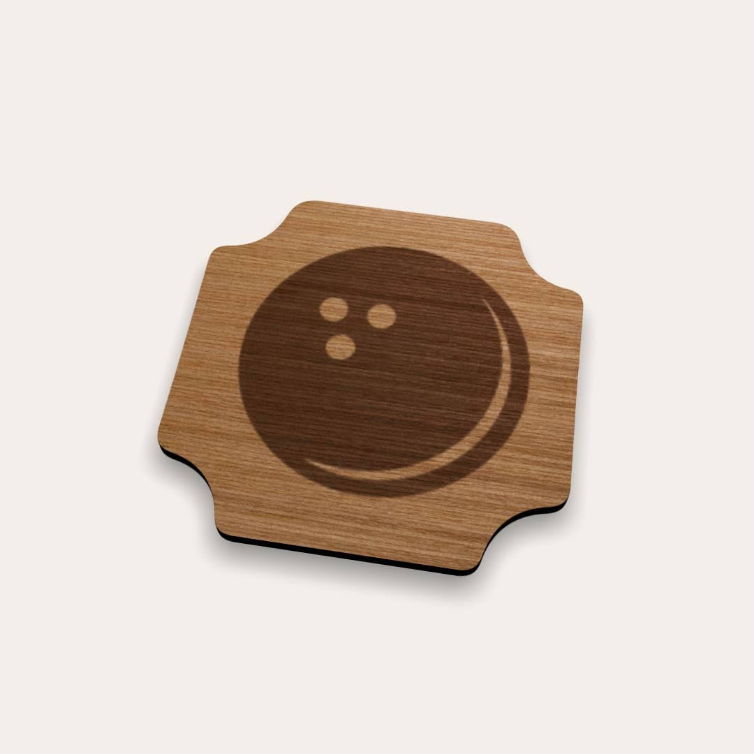 Bowling Ball Coaster 262-194 (set of 4) - Etsy