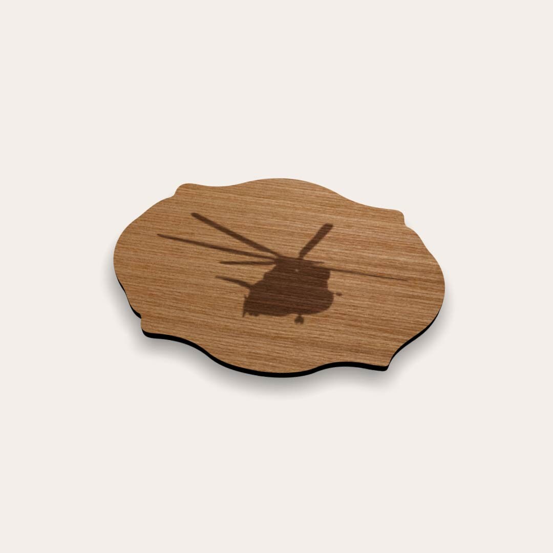 Helicopter 262-369 Coaster Set of 4 | Etsy