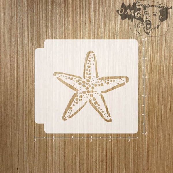 Starfish Stencil - Etsy