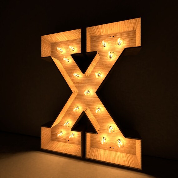 College Letter X 525-024 Marquee Sign | Etsy