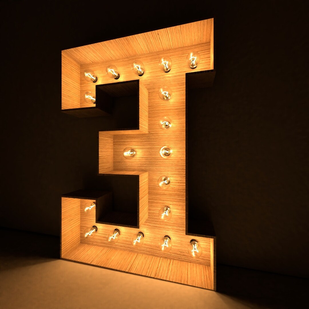 College Letter E 525-005 Marquee Sign - Etsy