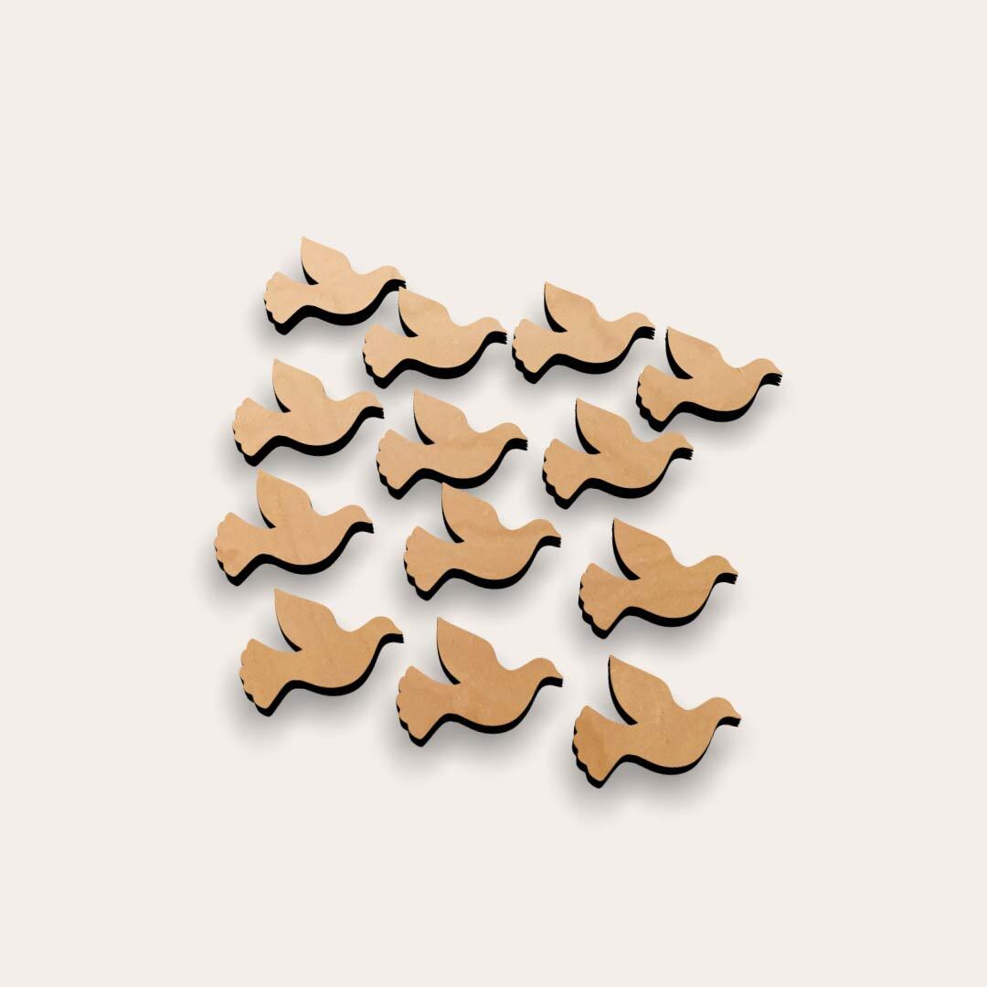 Dove Bird 267-335 Wooden Cutout Shape (set of 10) - Etsy