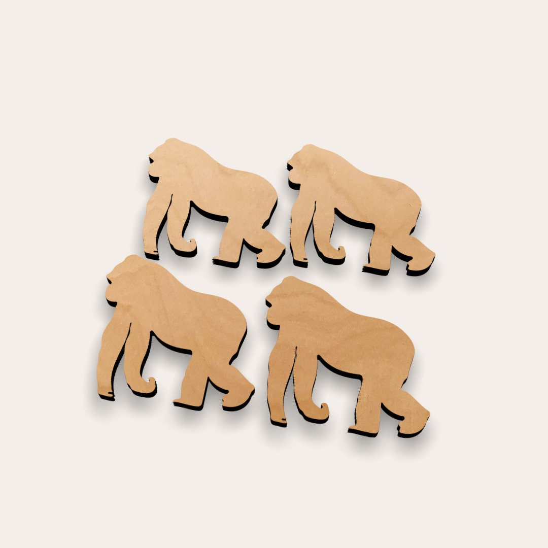 Gorilla Body 267-238 Cutout Shape (set of 10) - Etsy