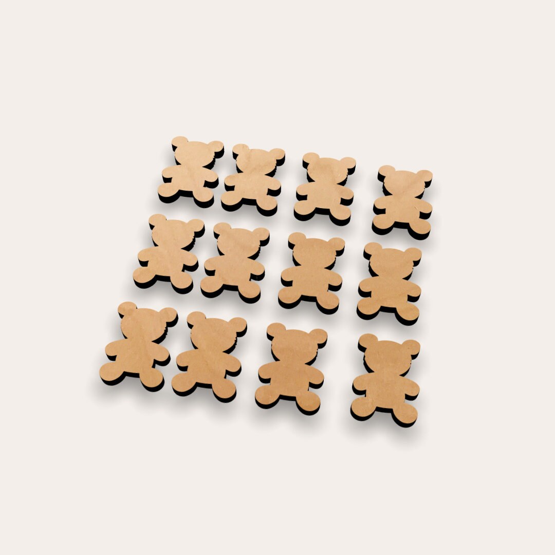 Teddy Bear 267-071 Cutout Shape (set of 10) - Etsy