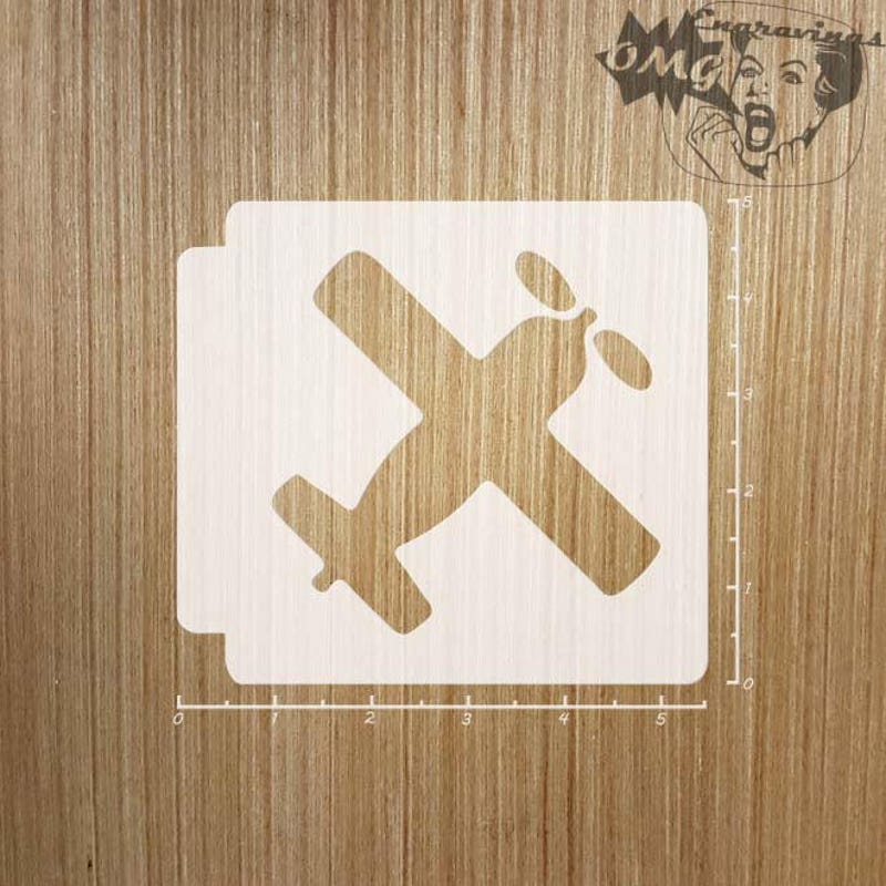 Airplane Stencil - Etsy