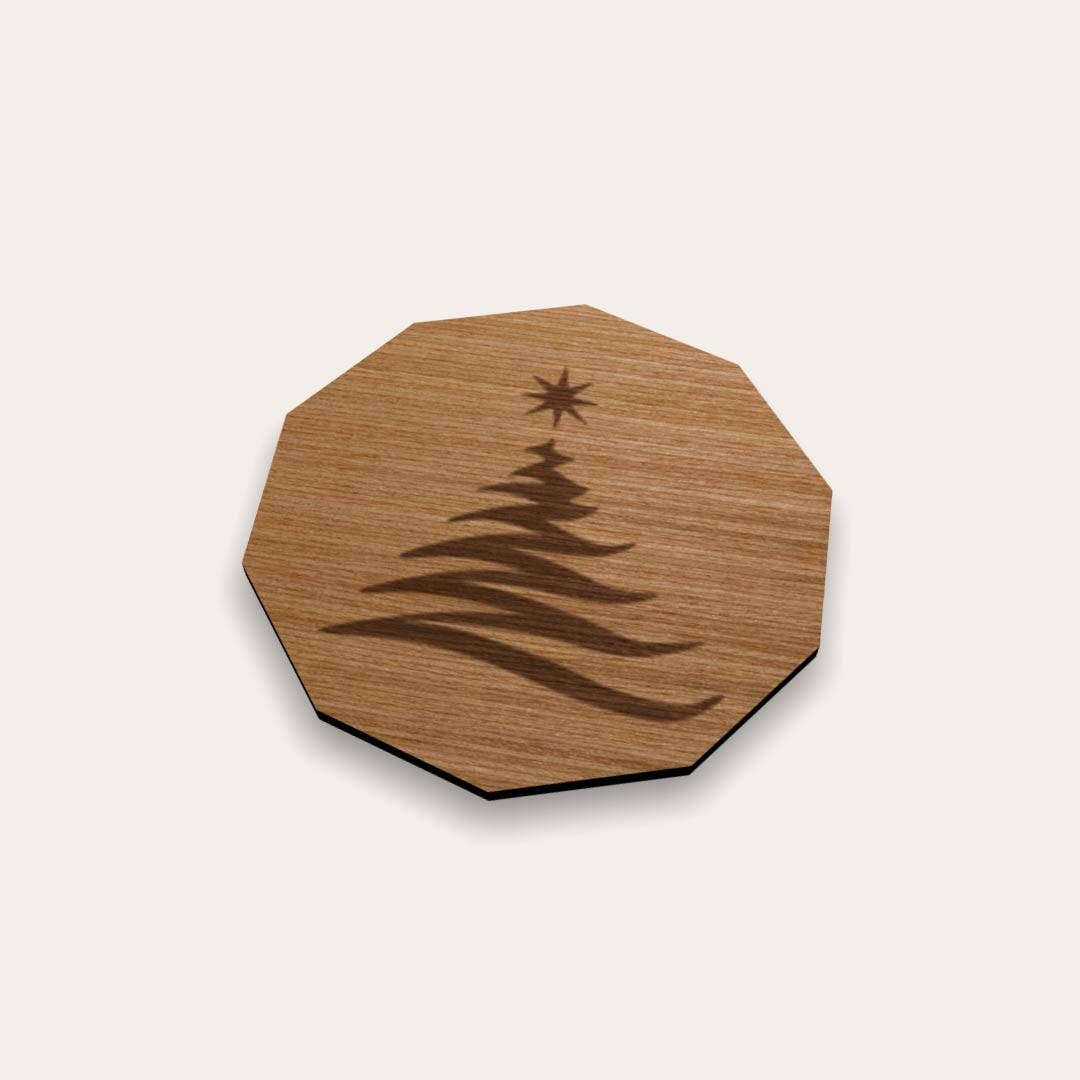 Christmas Tree Coaster 262-217 (set of 4) - Etsy