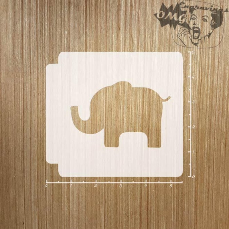 Elephant Stencil - Etsy