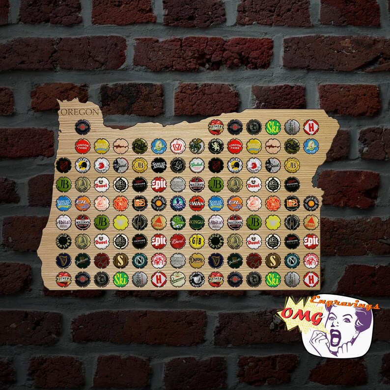 Oregon State 224-006 Beer Cap Holder - Etsy