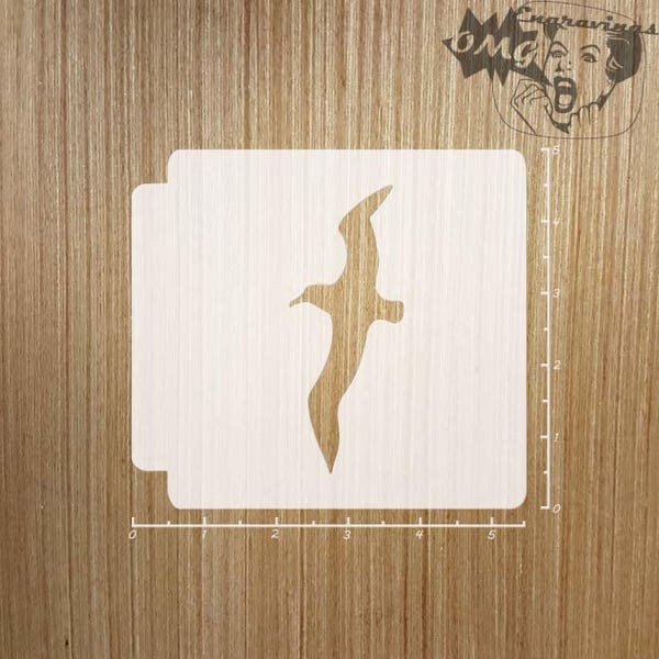 Seagull Stencil - Etsy