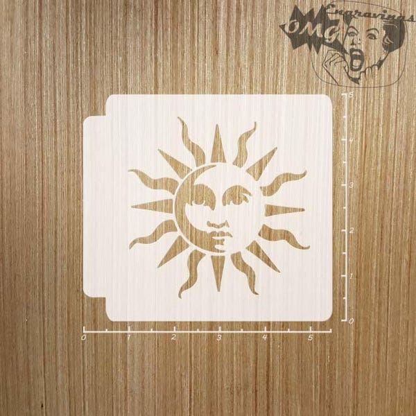 Sun Stencil - Etsy