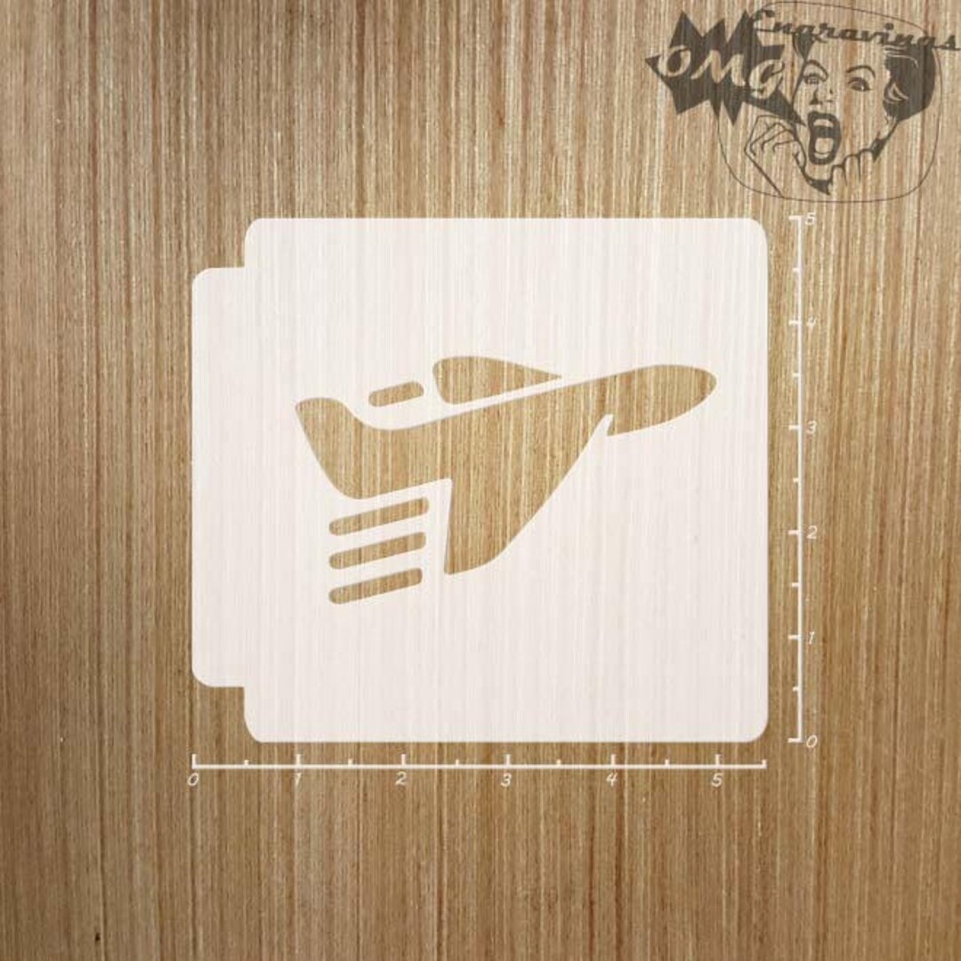 Plane 783-377 Stencil - Etsy