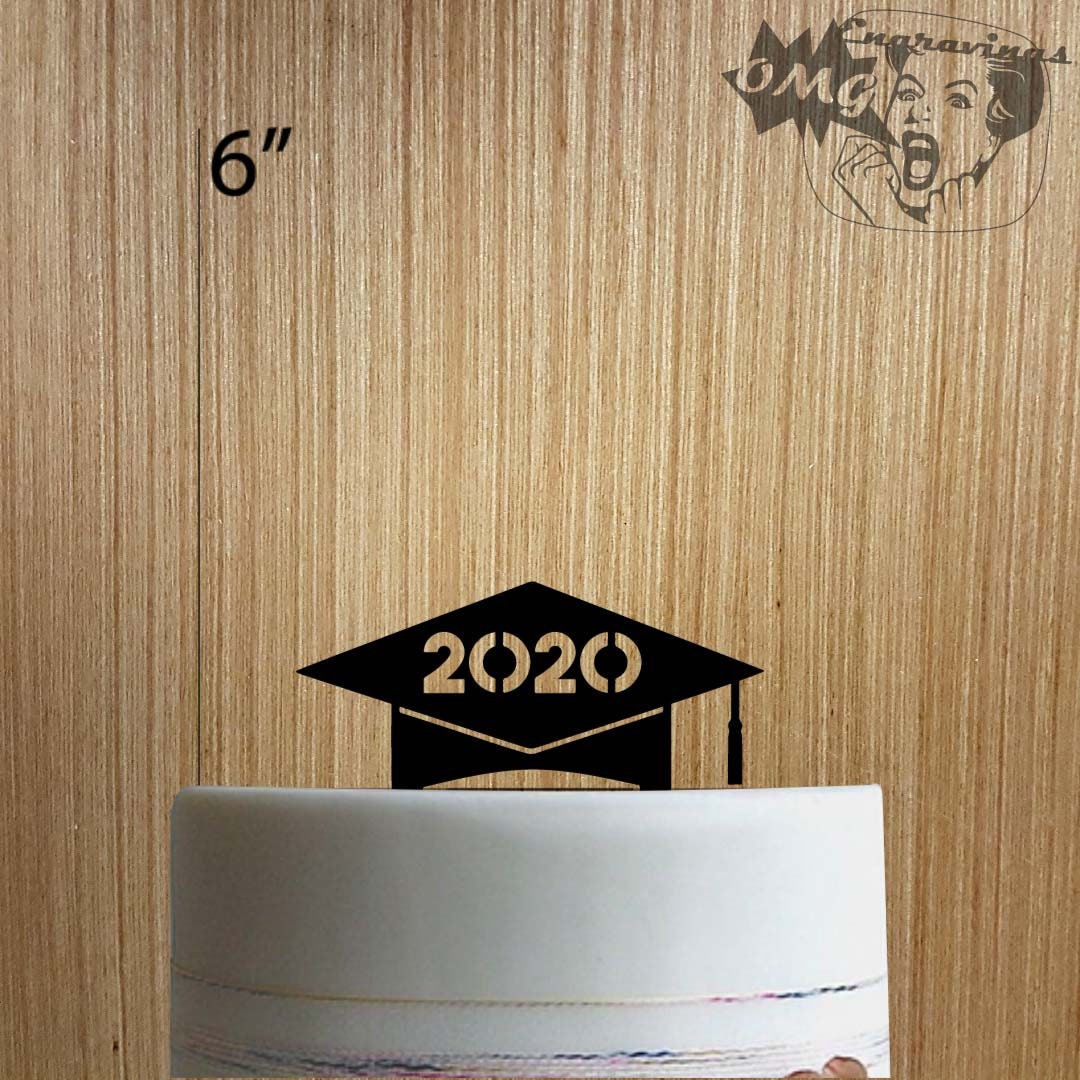 Custom Graduation Hat 225-471 Cake Topper - Etsy