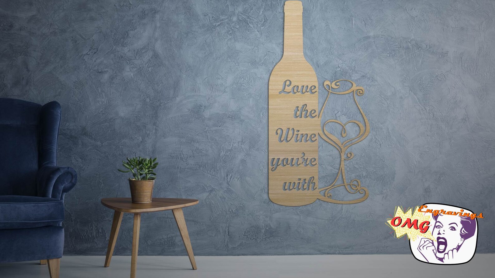 Wine Bottle Sign 953-020 Wood Wall Hanging - Etsy