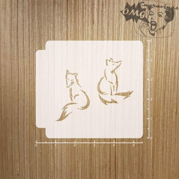 Fox Stencil - Etsy