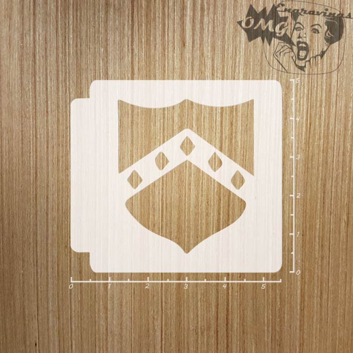 Medieval Shield 783-A007 Stencil - Etsy