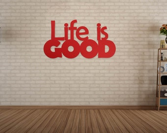 Life is Good Sign - Etsy