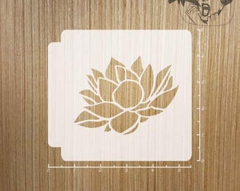 Lotus Stencil Mandala Stencil DIY Scrapbooking Wall Stencil Decor ...