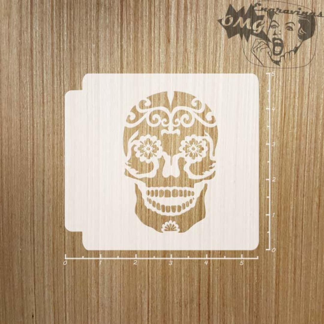 Sugar Skull 783-586 Stencil - Etsy