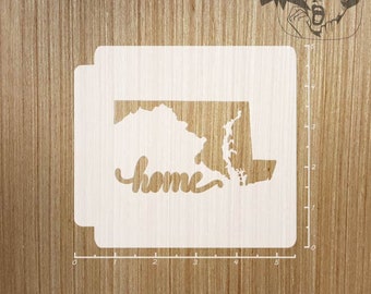 New Jersey Home State 783-A411 Stencil - Etsy