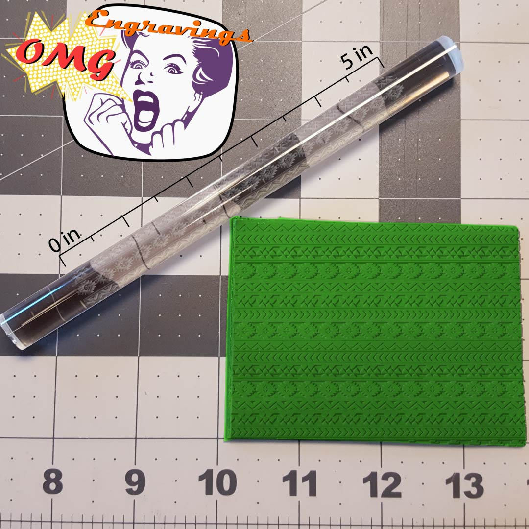 African Pattern 765-169 Rolling Pin | Etsy