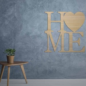 Home Heart Sign 953-035 Wood Wall Hanging - Etsy