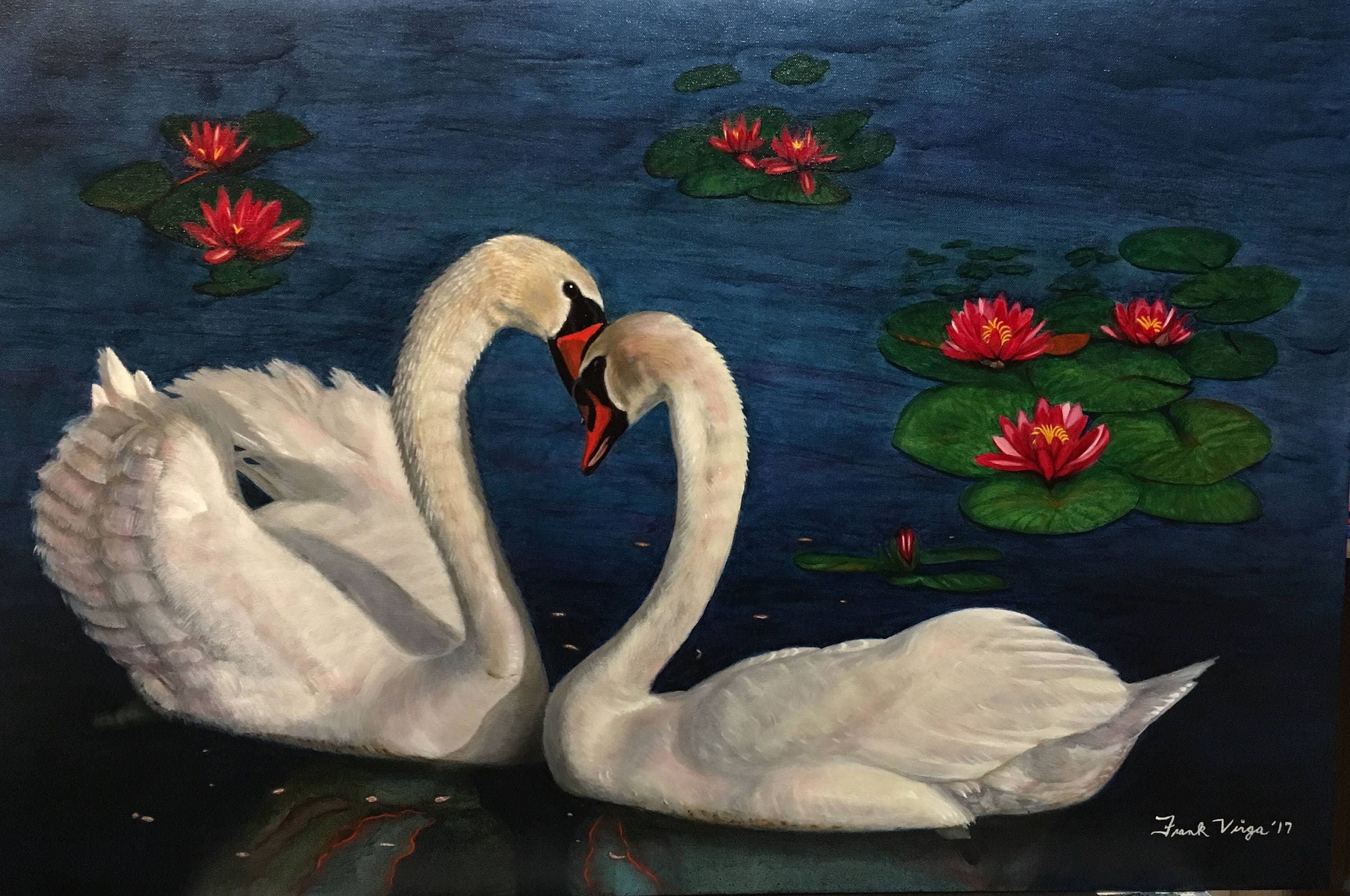 Amor de cisne, pintura al óleo y grabados Impresiones giclée Ver ...