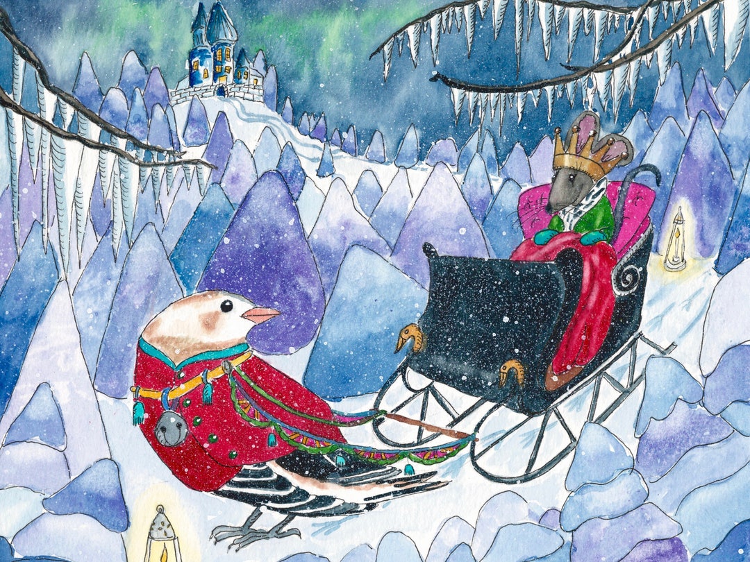 Notecard: the Snow Queen - Etsy