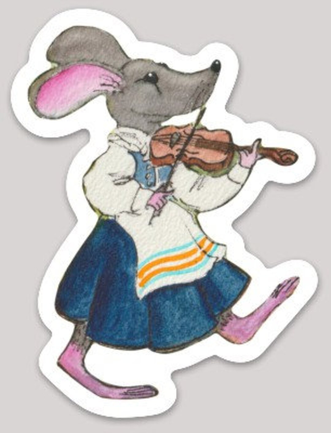 Sticker: Scandinavian Mouse - Etsy