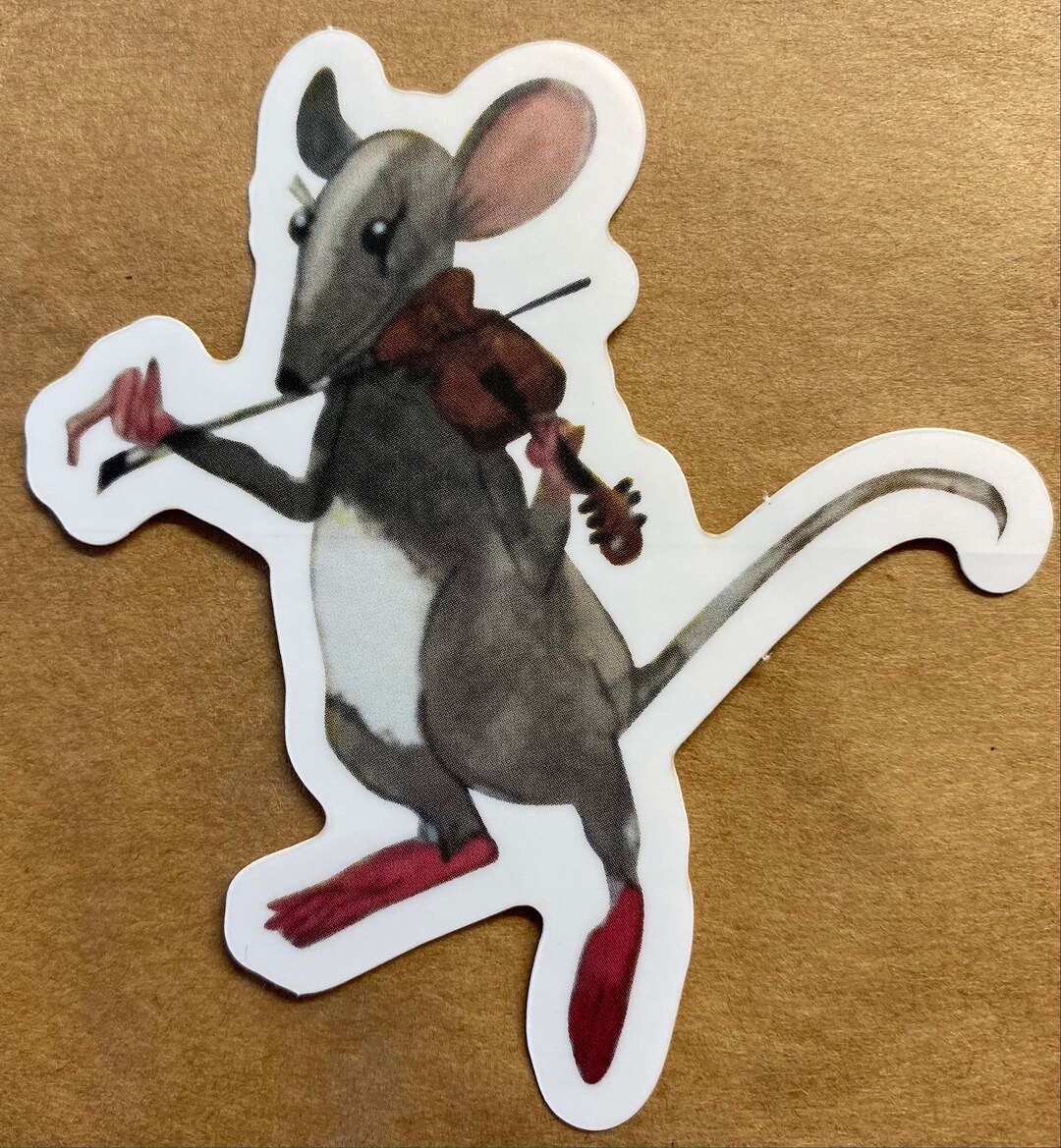 Sticker: Fiddler Mouse - Etsy