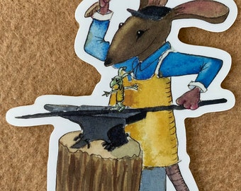 Blacksmith Sticker - Etsy