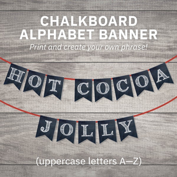 Chalkboard Banners - Etsy