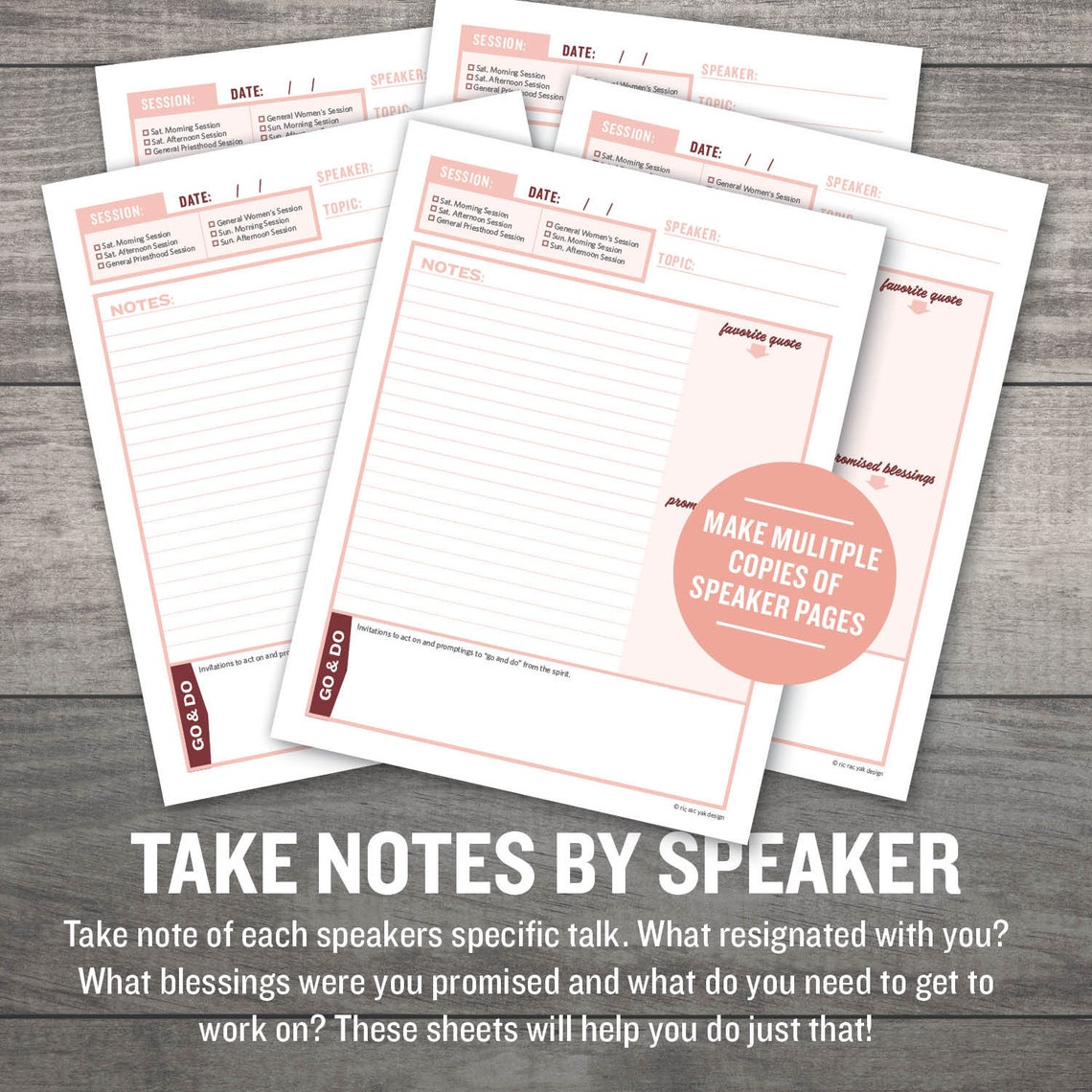 LDS General Conference Packet - Etsy