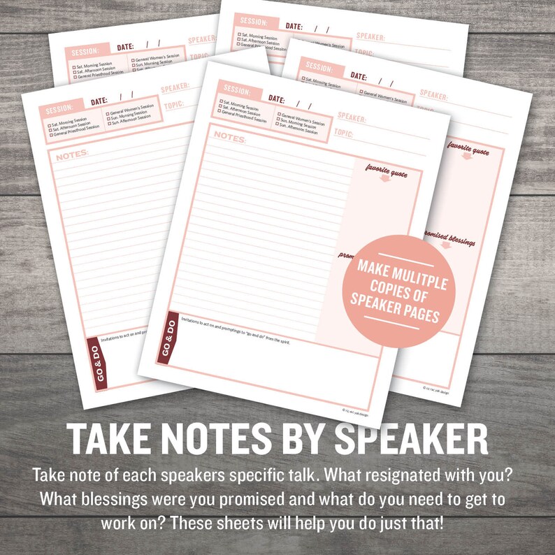 LDS General Conference Packet - Etsy