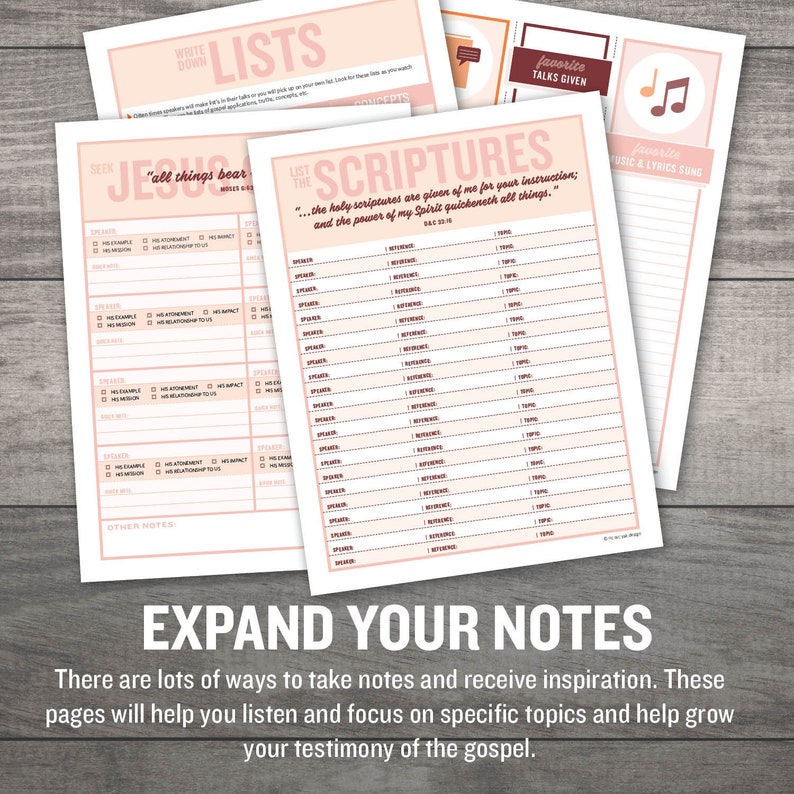 LDS General Conference Packet - Etsy