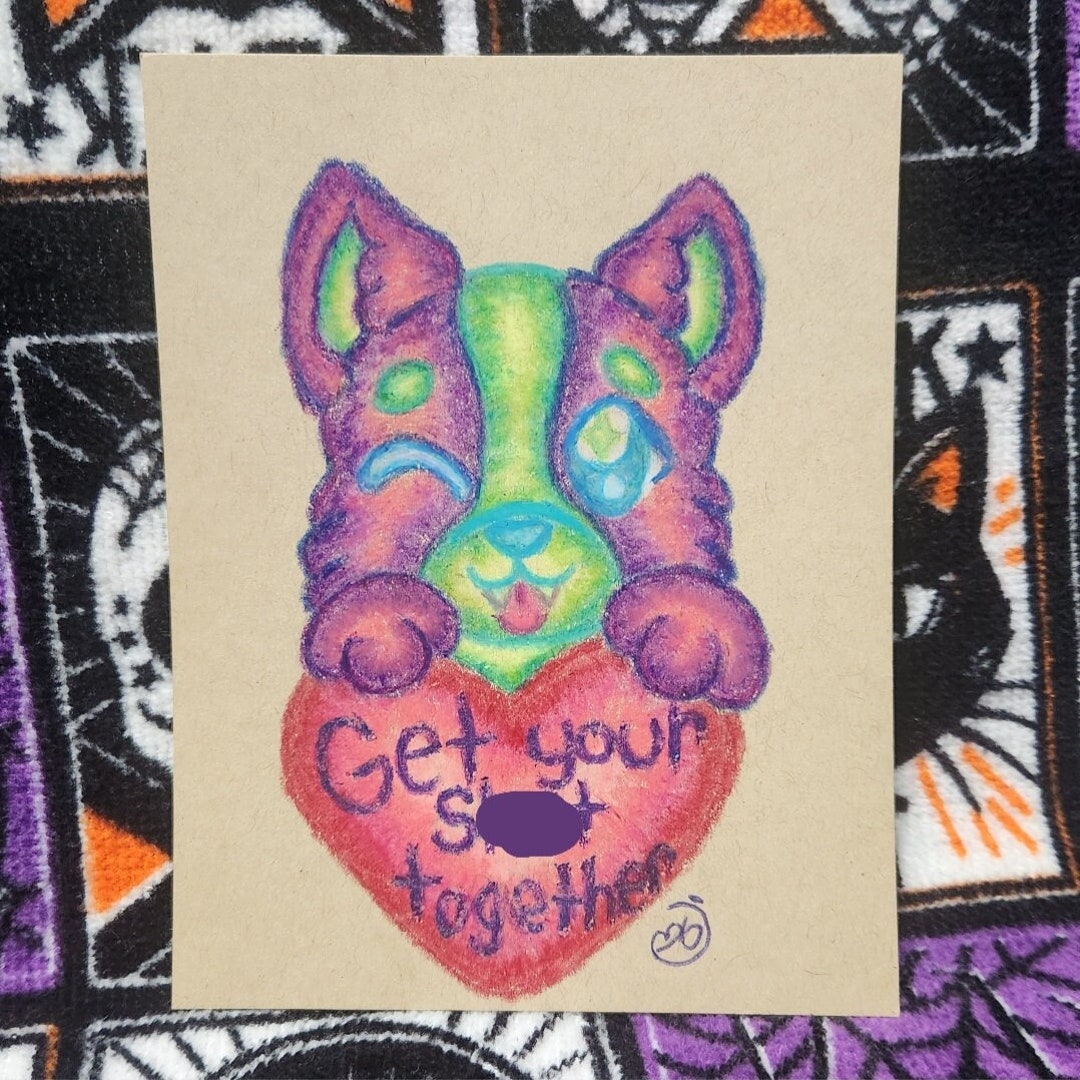Get Your Shtuff Together Mini Art Print 4 1/4 X 5 1/2 - Etsy