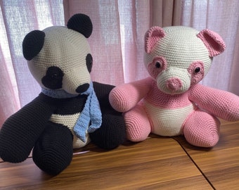 Crochet Giant Panda Pattern - Etsy