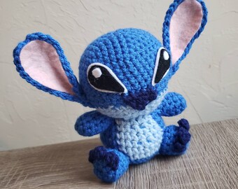 Crochet Blue Alien - Etsy