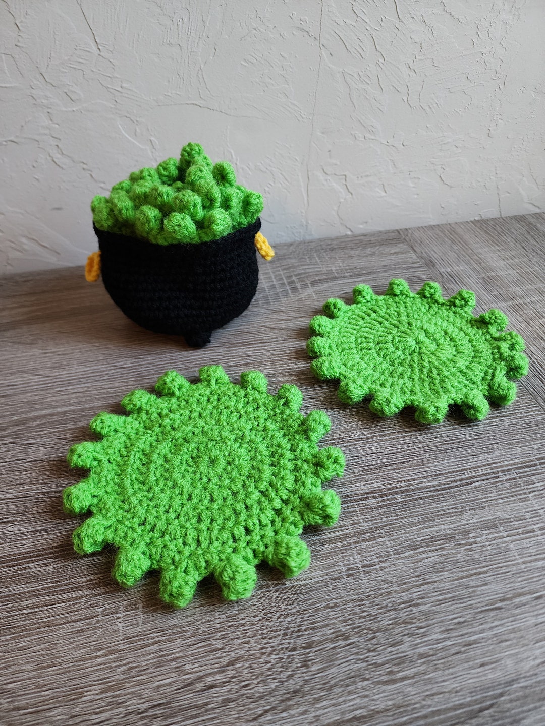 Bubbling Cauldron Coaster Set - Etsy