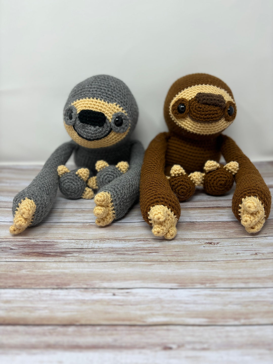 3 Toed Sloths - Etsy
