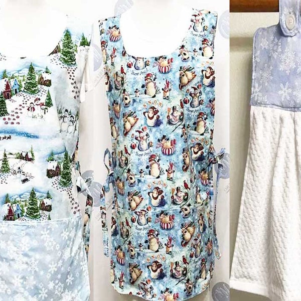 Snowman Apron - Etsy