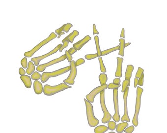 Skeleton clique | Etsy