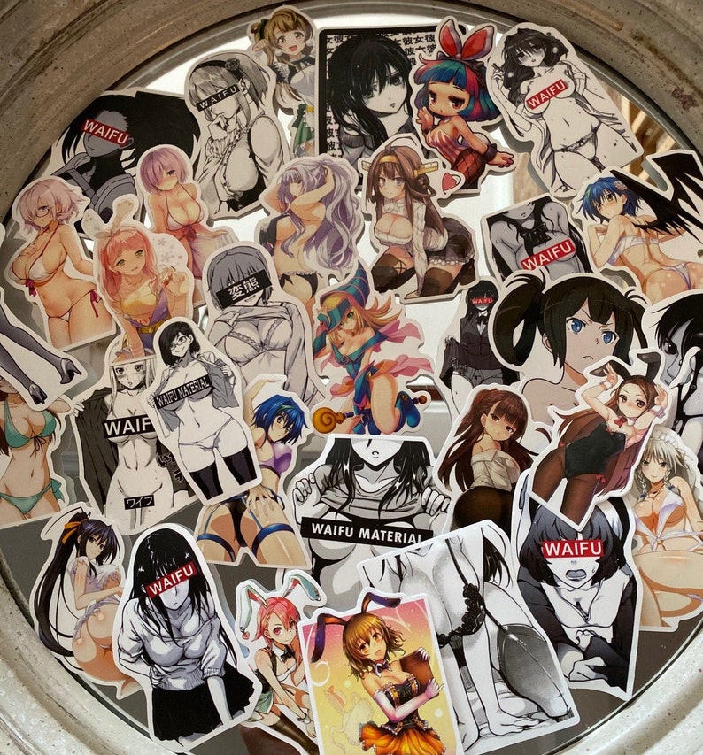 Sexy Anime Waifu Girl Decals Etsy
