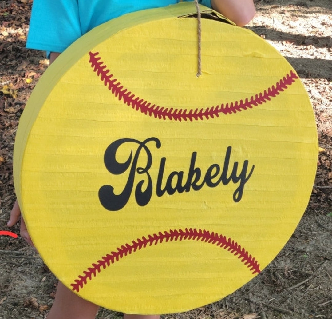Softball Pinata - Etsy