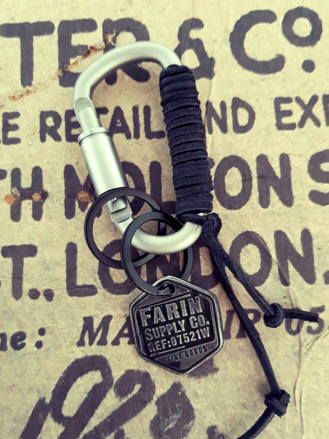 Aluminum Carabiner Keychain, Keychains. Men's Accessories, Cafe Racer ...