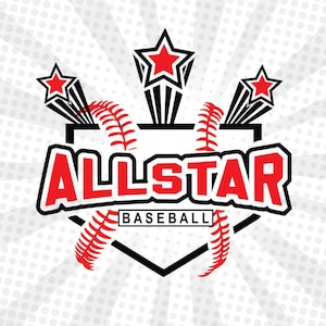 All Star Baseball Svg Star Baseball Svg Baseball Tournament - Etsy