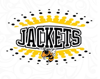 Yellow jackets svg | Etsy