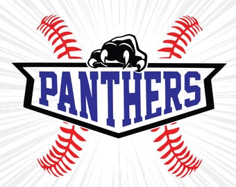 Panthers softball | Etsy