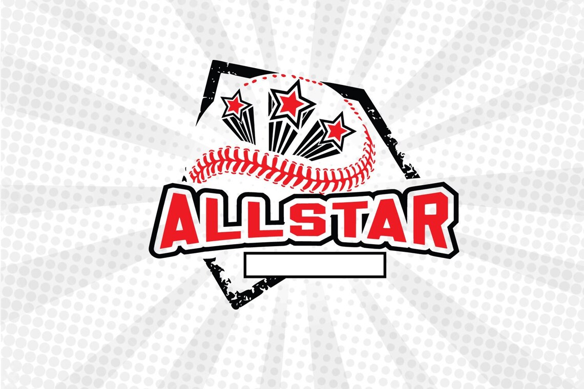 All Star Baseball Svg, Star Baseball Svg, Baseball Tournament ...