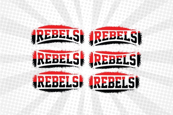 Rebels rebels Svg Rebels Logo rebels Mascot Rebels Cut - Etsy