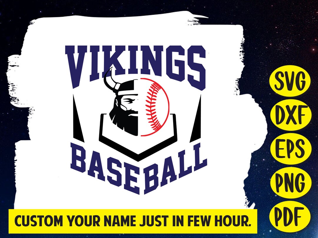 Vikings Svg,vikings Baseball Svg,vikings Cut File,softball Svg,baseball ...